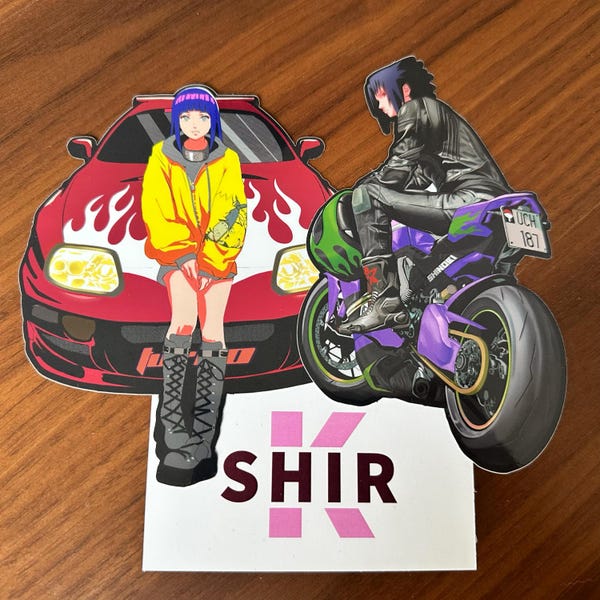 Arcane Stickers / Jinx Peeker / League of Legends / Isha and Jinx Car ...