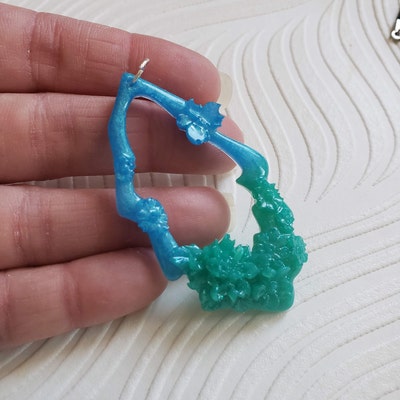 Simulation Jade Silicone Mold-jade Pendant Resin Mold-green Jade ...