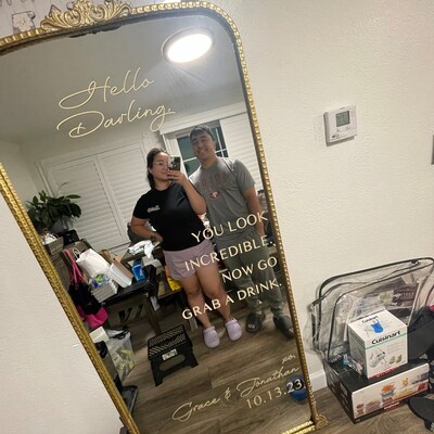 You Look Incredible Custom Wedding Decal / Customizable Wedding Design ...