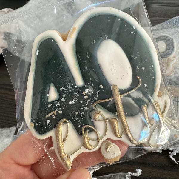 Five is a Vibe (groovy One, Groovy Two..etc) Cookies (18)(vegan) - Etsy