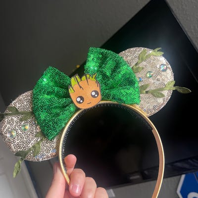 Groot Mouse Ears, Marvel Guardians of the Galaxy Character Inspired ...