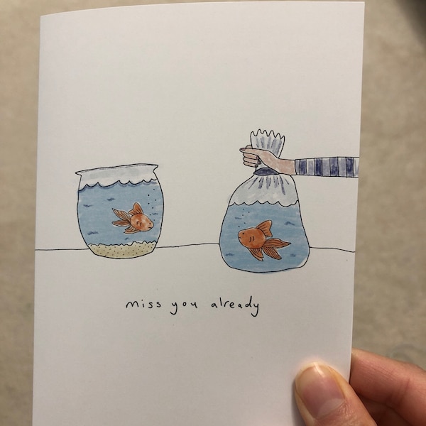 Long Distance Card // Miss You Already - Etsy
