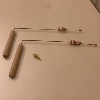 One-handed Copper Dowsing Rod Bobber With Brass Tip - Etsy