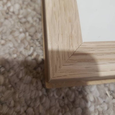 A3 Picture Frame Wide Oak A3 Frame With REAL GLASS. This Chunky A3 Oak ...