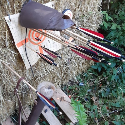 Leather Archery Arm Guard, Medieval Renaissance Glove Woodland Archer ...