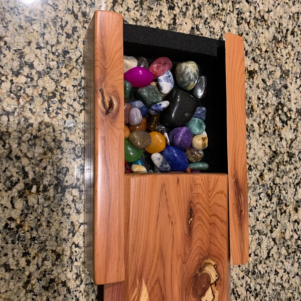 Decorative Glass Honey Dipper Jar With Hand-turned Maple Wood Lid With ...