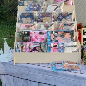 8 Pocket 5 Width Sticker Display Rack With U Cuts | Etsy