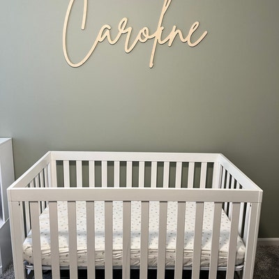 Custom Wood Name Sign for Nursery Girl, Boy, Over Crib Sign, Baby Name ...