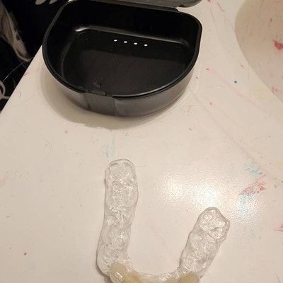 Great Fitting Retainer With Diamonds Customization or Logo.1 Top or ...