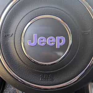 Chrome Jeep Emblem Sticker Decal, Wrangler JK, TJ, JL, Gladiator ...