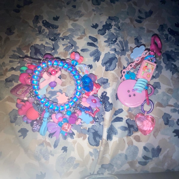 Custom Kidcore Bag Charm/keychain - Etsy