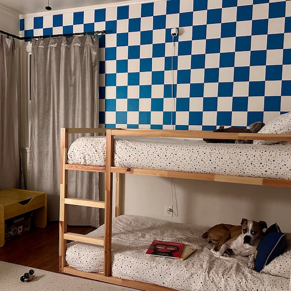 Check Please! 5.5" DIY Checker Wall Decals // Checkered Wall / Checked ...