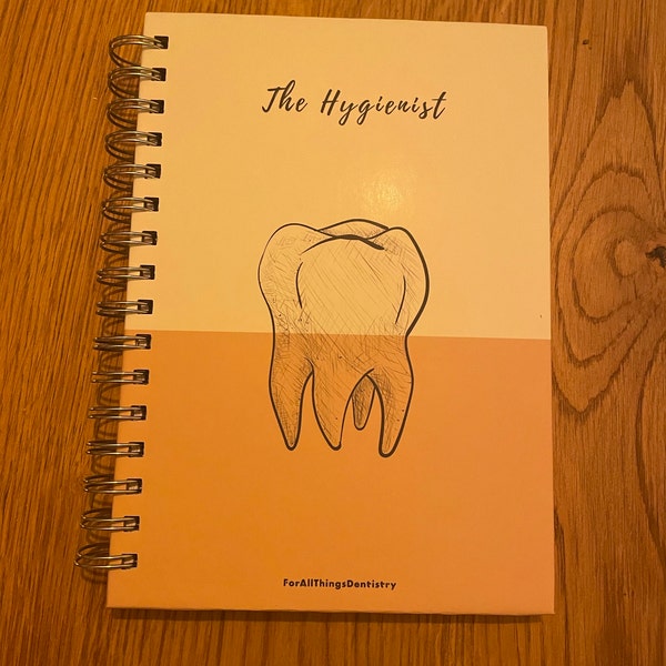 Personalised Dental Ruled Spiral Notebook - Etsy