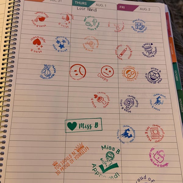 All-custom Checklist Stamps,teacher Stamps,personalized Checklist ...