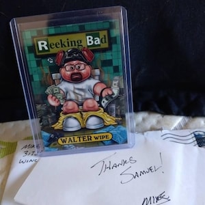 WALTER Wipe - Breaking Bad Garbage Pail Kids Themed Parody Card by ...