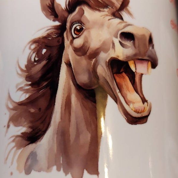 Funny and Crazy Horse Clipart Bundle, Horses PNG, Watercolor Foal ...