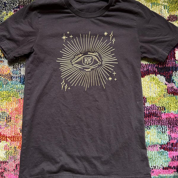 Evil Eye Shirt Esoteric Dark Boho Gothic Graphic Tee Modern Clothing ...