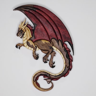 Wooden Intarsia Horse Riding Girl Pattern Unique and Striking - Etsy