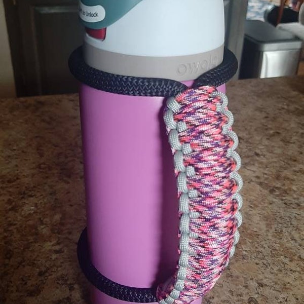 Paracord Cup Handle. Made With 550 Paracord & Bungee Shock Cord. Fits ...