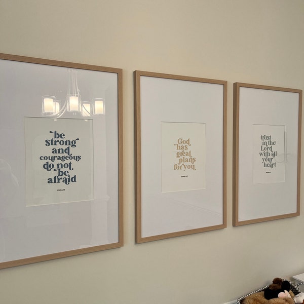 Kids Bible Verse, Scripture Poster Wall Art, Church Sunday School Decor ...