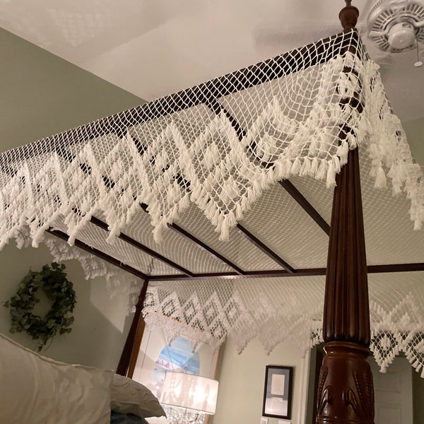 Double Diamond Arch Hand Tied Canopy (choose Size) - Etsy