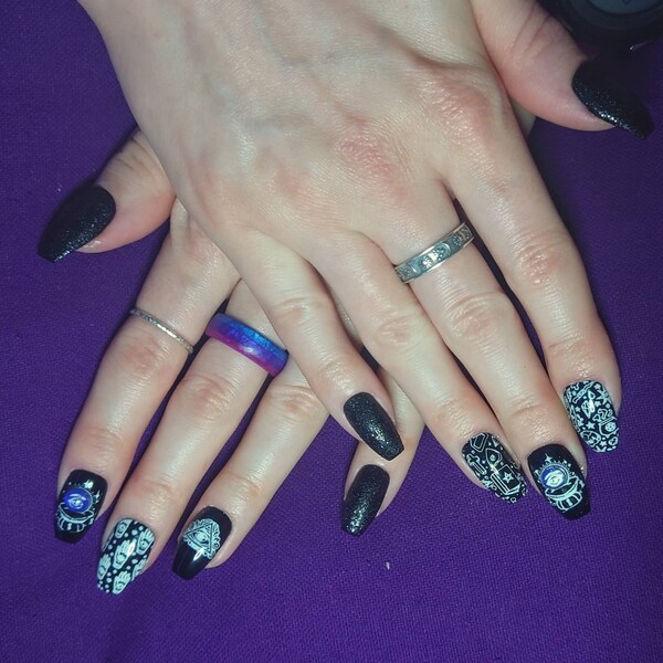 Supernatural Magic Nails | Magical Nails | Crystal Ball Nails | Nails ...