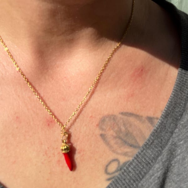 Italian Cornicello Lucky Charm Red Horn Amulet for Luck and Protection ...