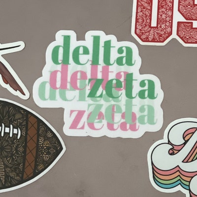 Delta Zeta Stickers DZ Stickers Delta Zeta Merch DZ Merch Delta Zeta ...