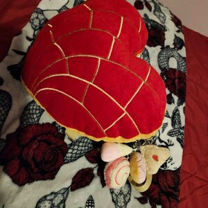 Pan Dulce Corazon heart Concha Plush Cushion - Etsy