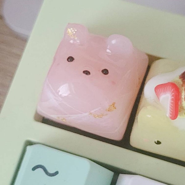 Frappucino Bears Keycaps | Milkshake Bear Keycaps | Dessert Keycap ...