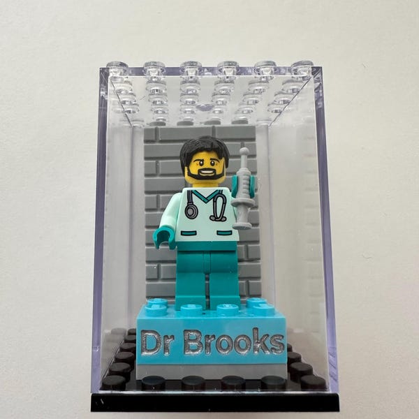 Personalised LEGO® Minifig Keyrings, Personalised Keyring, Gift for Him ...
