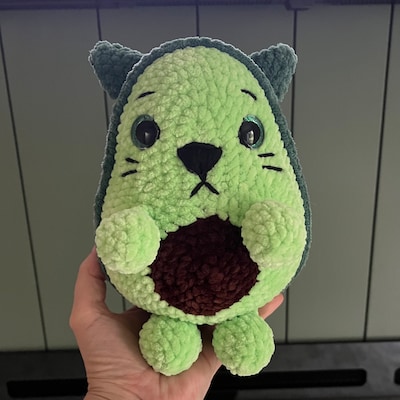 NO-SEW Crochet Pattern PEPE, the Purrito Burrito, Cat, Amigurumi ...