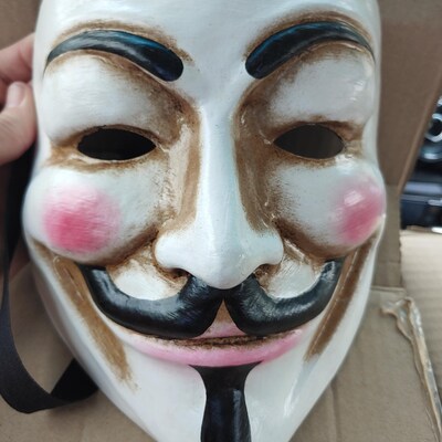 Limited Edition. Half Face Demon Mask. Black and Gold Demon Mask ...