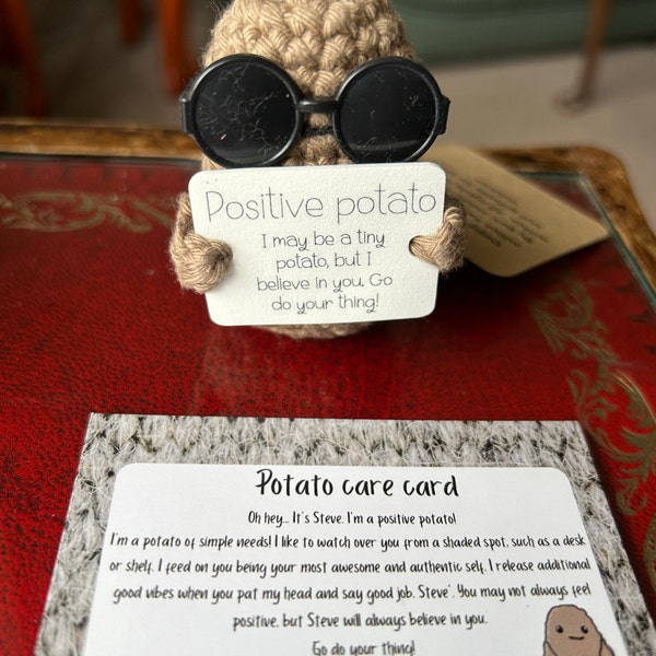 Positive Potato - the Original| Affirmation, Novelty Doll/figure ...