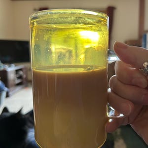 Color Changing Wine Glass Handblown Borosilicate Glass Elevated ...