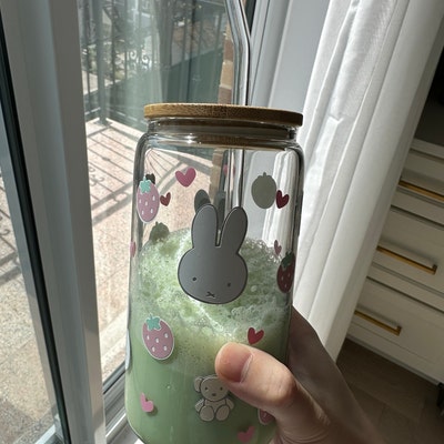 Totoro Glass Cup Cute Sprite, Soot Sprite, 16oz. Beer Can Glass W ...