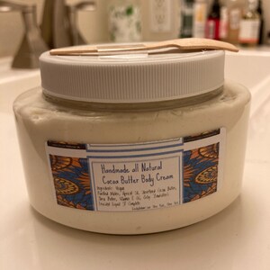 Pure All Natural Handmade Raw Cocoa Mango Butter Hand & Body Creamy ...