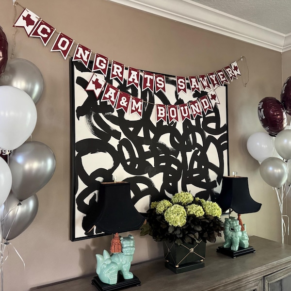 A&M Banner, Aandm Bound Banner, Bound Banner, College Banner, Dorm ...