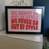 The Courteeners You're Not Nineteen Forever Lyrics Music A3 A4 A5 Wall ...