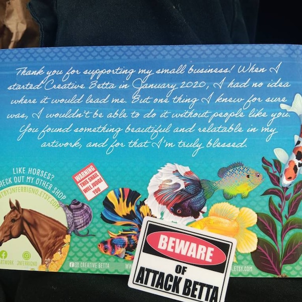 Bumblebee Double Tail Betta Fish Pin, Gift for Betta Fish Lover ...