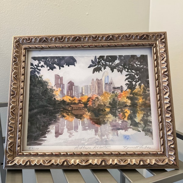 IU Sample Gates Limited Edition (100) Hand Signed Giclee Print, Indiana ...