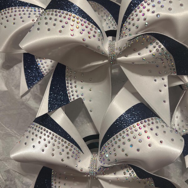 Infinity Team Bow/cheer Bows/team Cheer Bow/custom Team Bow - Etsy
