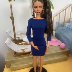 Halter Neck Dolls Prom Dress. 12inch Doll Dress Wedding Dress - Etsy