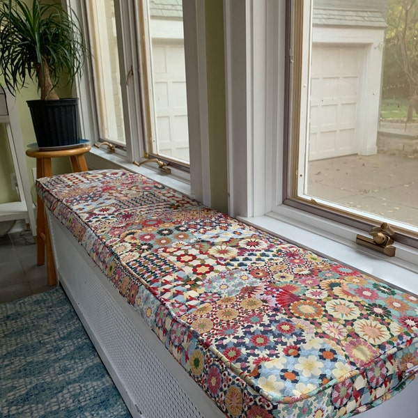Window Bench Cushion COVER, Window Seat Cushion, Daybed Cushion ...