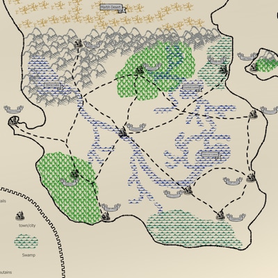 Procreate Brushes for Fantasy Map - Etsy