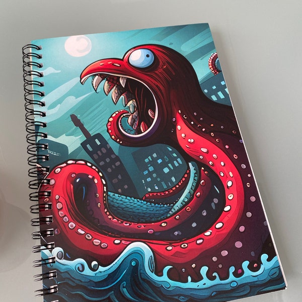 Mermaids & Monsters Tote Bag. A Mermaid Swims Peacefully Amid Giant ...