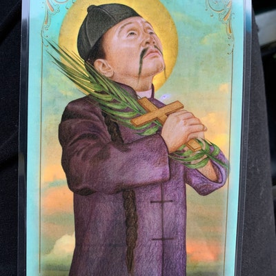 St. Mark Ji Tianxiang Holy Card, Prayer for Drug Addicts - Etsy