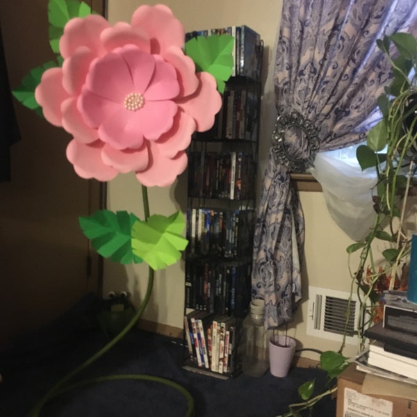 Giant Flower Stem Tutorial, DIY Large Flower Stem, Giant Paper Flower ...