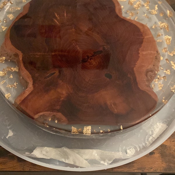 DIY Round Epoxy Table Mold, Round Coffee Table, Round Live Edge Coffee ...