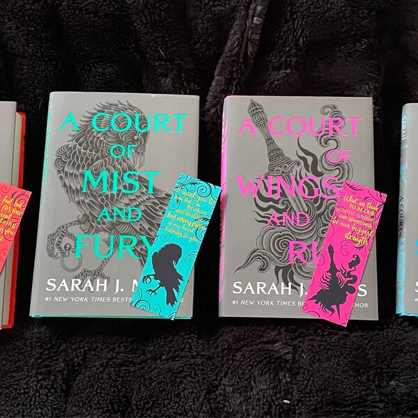 01. Acotar Cover Set of Bookmarks - Acotar, Acomaf, Acowar, Acofas. - Etsy
